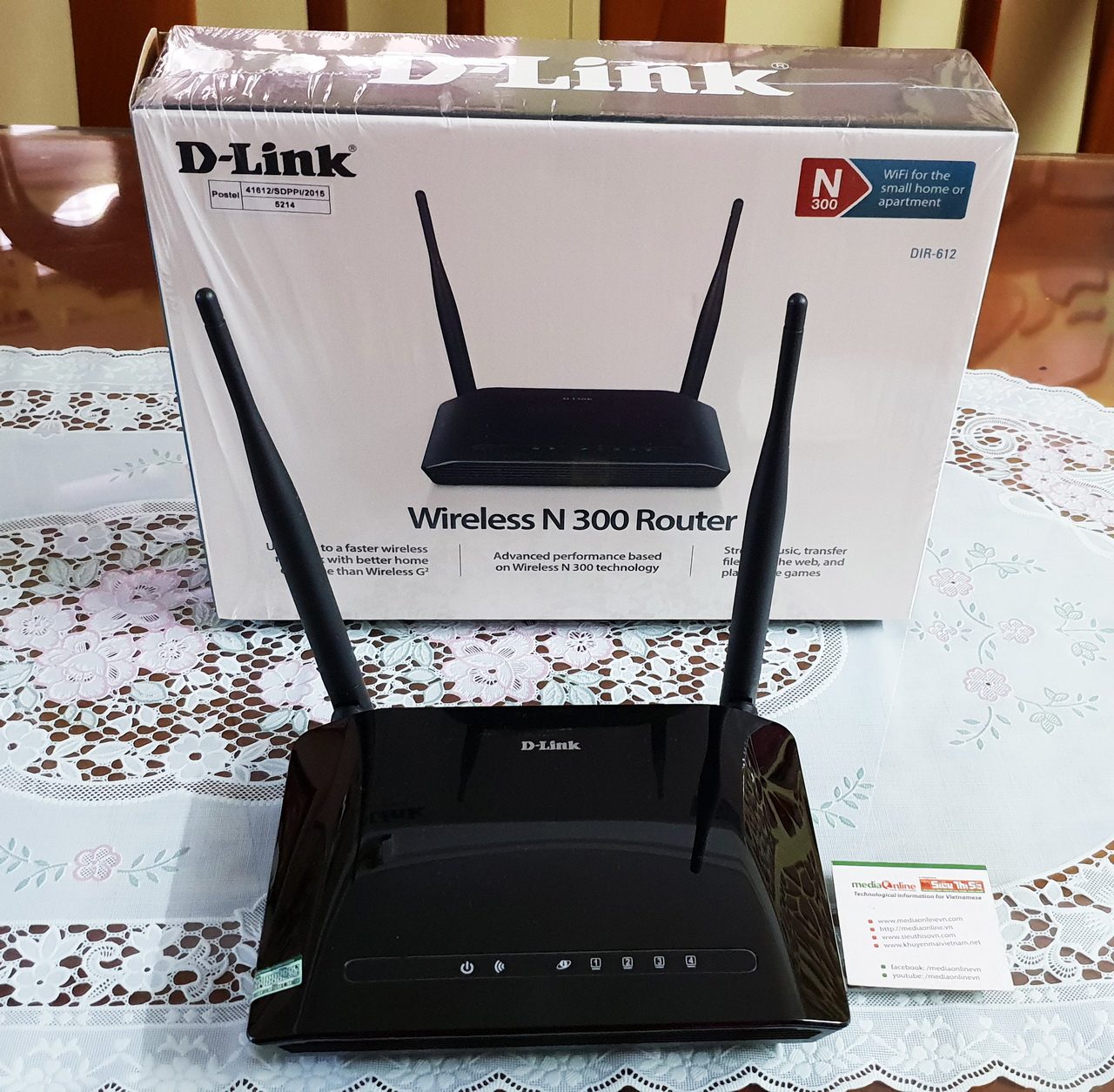D-Link DIR-612, Wi-Fi router cho người dùng rộng rãi | Tech.MediaOnline