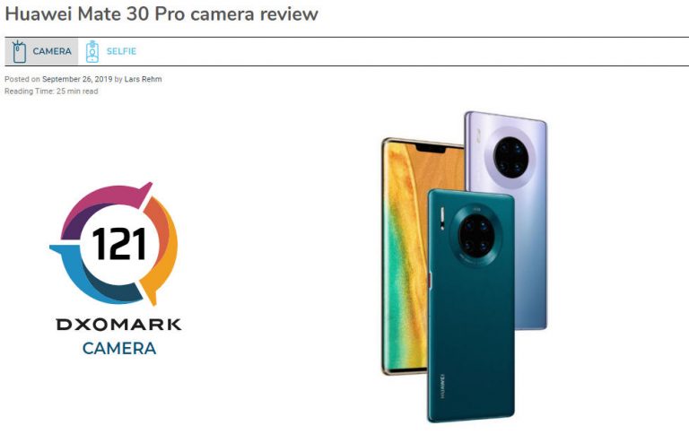 Top 10 smartphone đạt điểm chất lượng chụp ảnh DxOMark cao nhất đầu tháng 11-2019 | Tech.MediaOnline